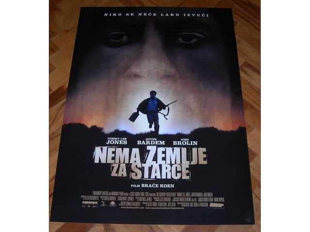 Nema zemlje za starce (Javier Bardem) - filmski plakat