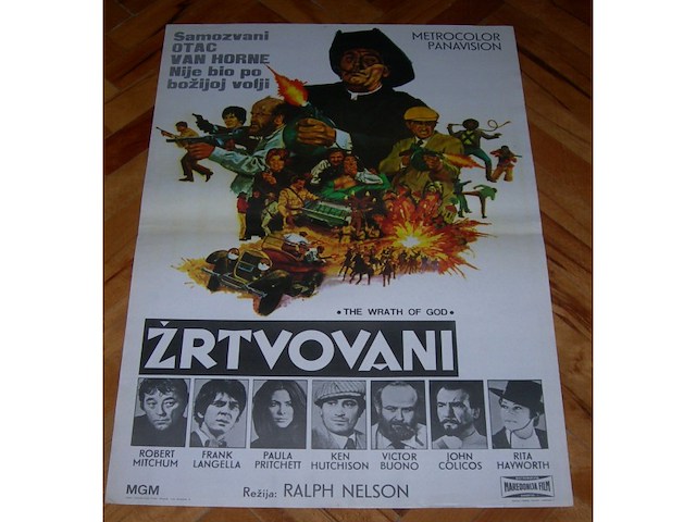 Žrtvovani (Robert Mitchum) - filmski plakat