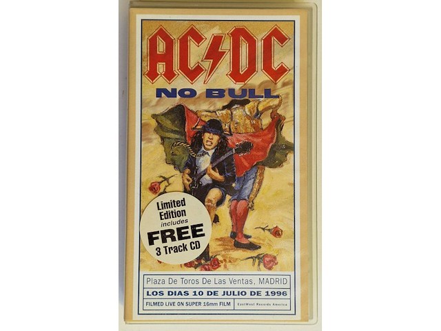 AC/DC No Bull Live Plaza De Toros Madrid Original VHS