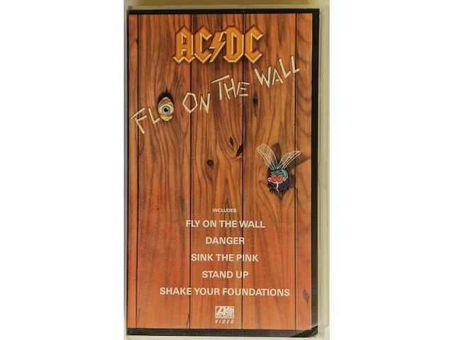 AC/DC Fly On The Wall Angus Young 1985 Original VHS