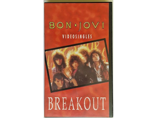 Bon Jovi Videosingles Breakout Original1985 VHS