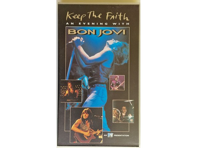 Bon Jovi Keep The Faith An Evening With Bon Jovi VHS