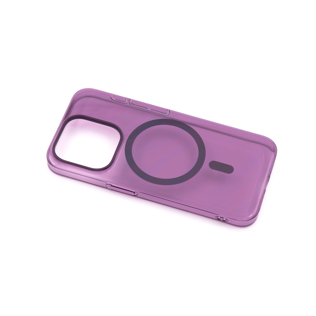 TPU SILHOUETTE MAGSAFE For IPhone 15 Pro (6.1") Ljubičasta