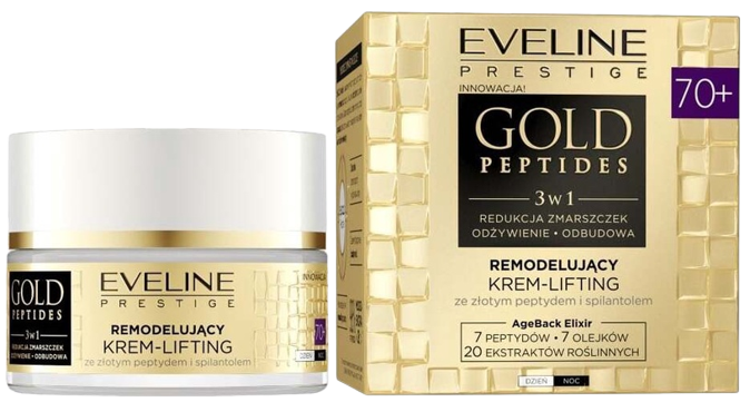 EVELINE - GOLD PEPTIDES - REMODELING CREAM-LIFTING 70+ 50ml