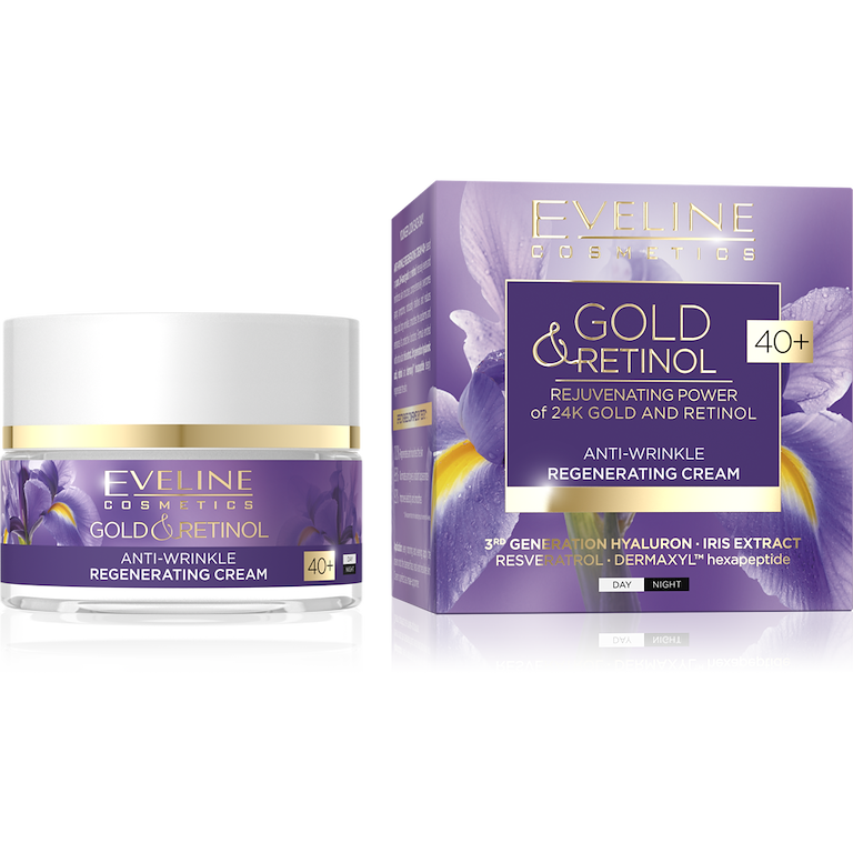 EVELINE - GOLD&RETINOL - REGENERATING CREAM 40+ 50ml