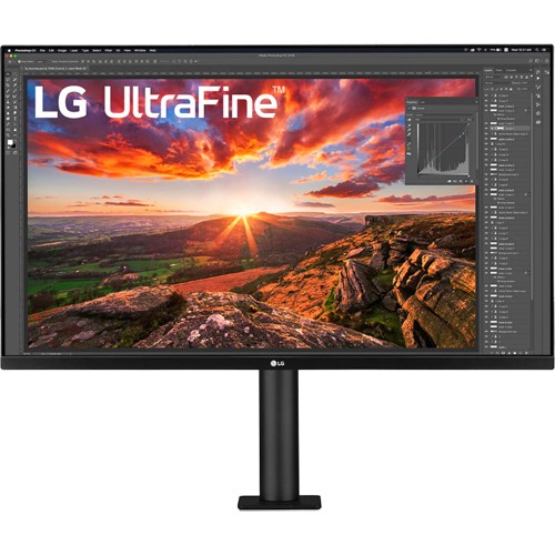 LG 31.5″ UltraFine 4K UHD IPS HDR USB-C ERGO monitor | 32UN880P-B