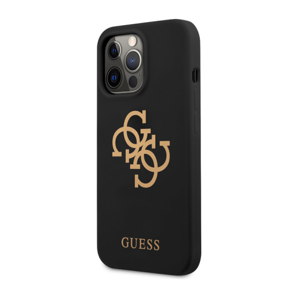 Maska Guess Hc Silicone 4G za iPhone 13 Pro (6.1) crna.