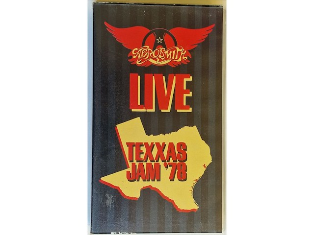 Aerosmith Live Texxas Jam 1978 Original VHS