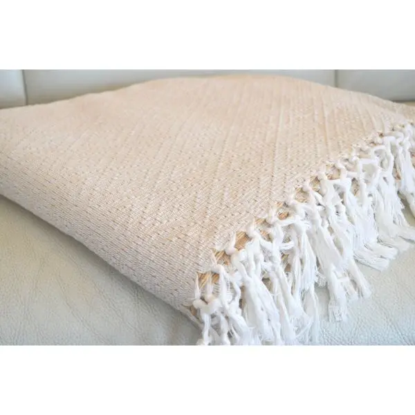 Prekrivač za krevet diamond cream/white 200x250 krem
