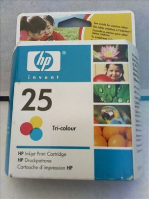 HP original inks. 25 tri-colour