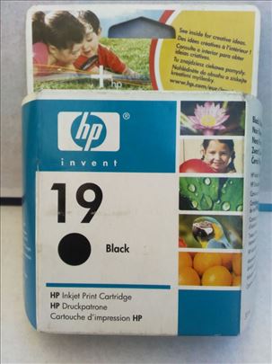 HP original inks. 19 black