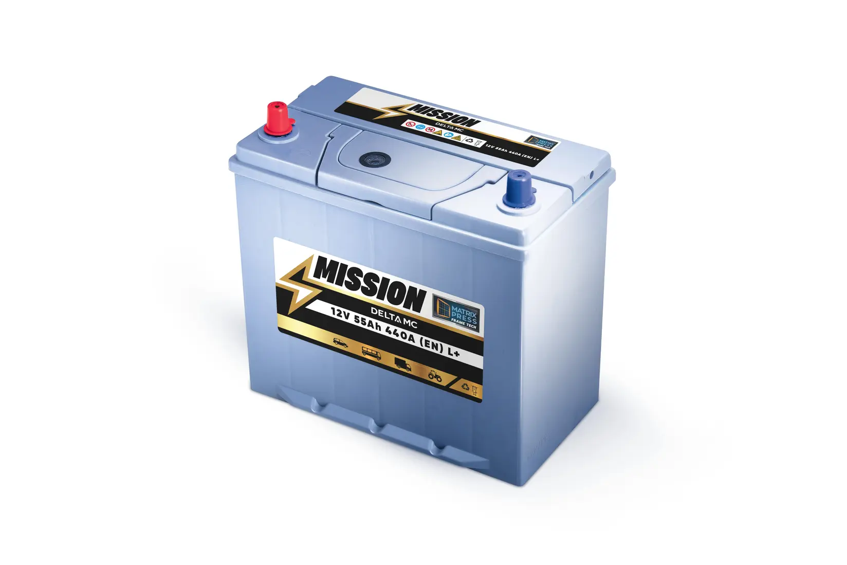 MISSION Akumulator 12V 55AH 440A L+ B24/NS60