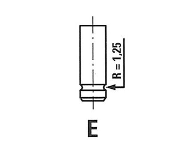 Ventil izduvni Freccia R3988/RCR - R4810/RCR - V537747 - VL047400