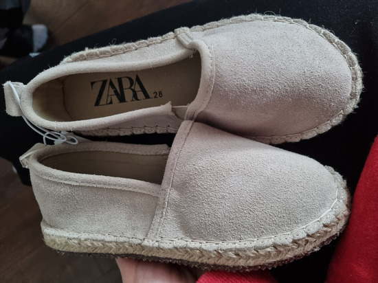 Zara decije kozne espadrile