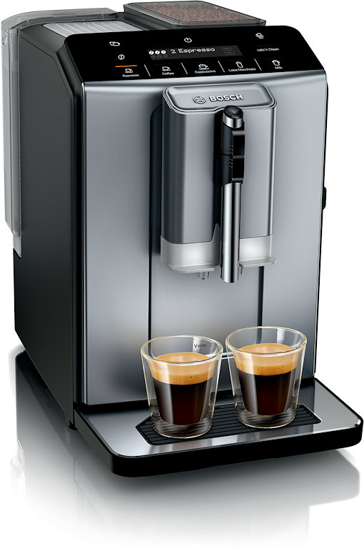 Fully automatic coffee machine, Serie 2 VeroCafe, Diamond titanium metallic, TIE20504