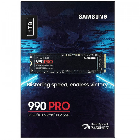 SSD 1TB Samsung 990 PRO, MZ-V9P1T0BW, 7450/6900 MB/s, NVMe Gen4