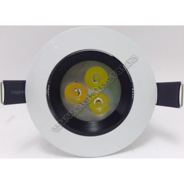 LED ARMATURA 3X1W WW KD-TCL WH/B