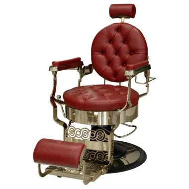 Frizerska berberska stolica sa hidraulikom INFINITY CRVENA