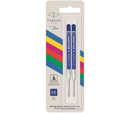 PARKER-R Quink ink pen refil M blue 66544