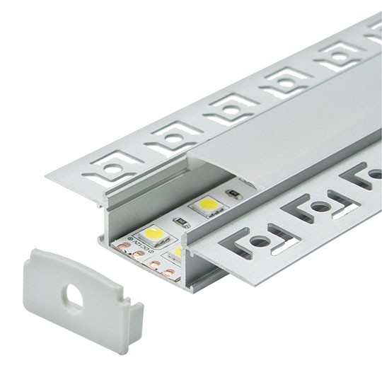 MA6114 Aluminijumski profil za LED trake ugradni set sa difuzorom 61x14x2000mm Mitea Lighting