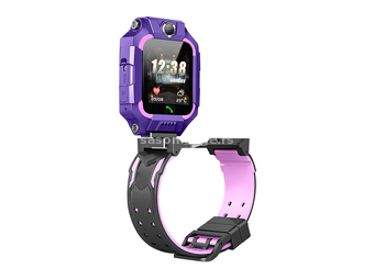 Smart Watch Z6 deciji sat ljubicasti dual camera (pop-up)