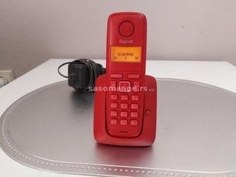 Lep Siemens Bezicni Telefon A120,Crveni.