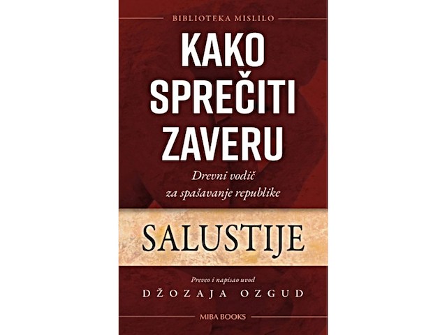 Kako sprečiti zaveru - Salust