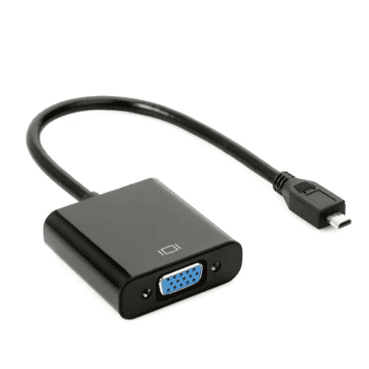 Adapter-konvertor Micro HDMI na VGA (m/ž)