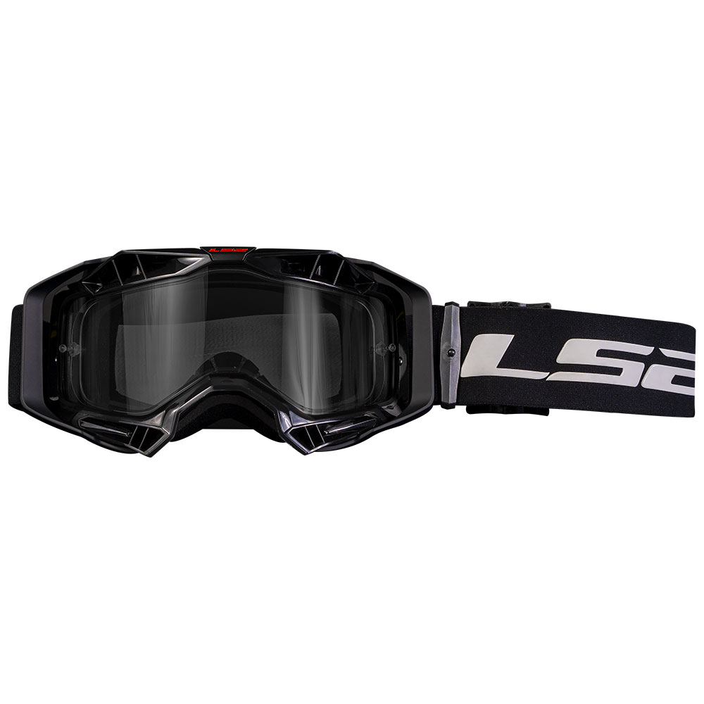 Moto Cross naočare LS2 AURA crne sa providnim vizirom