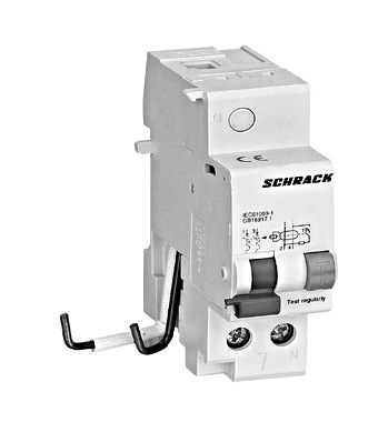 Dod.blok-dif. član za AMPARO osigurače, 2-p 40A, 30mA, A
Neutral right, 6kA, type A, undelayed, product standard EN 61009-1