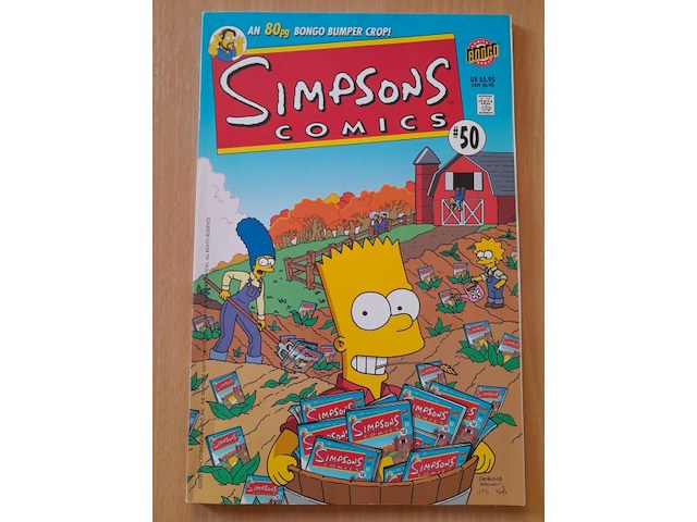 Simpsons comics soecial made in Canada