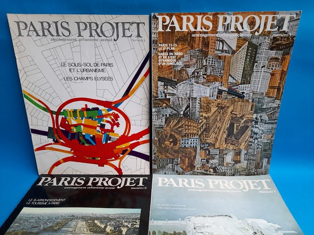 PARIS PROJET 4 broja časopisa o urbanizmu (Français)