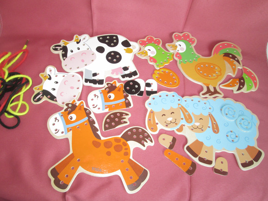 PUZLE "LACING FARM ANIMALS2