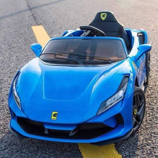Auto za decu Ferrari style Y-MB5917P na akumulator sa ljuljajućom funkcijom – metalik plavi, 023535