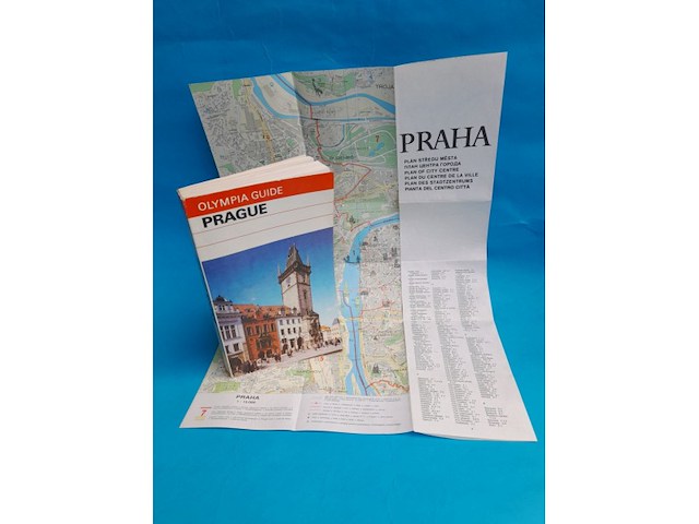 PRAGUE Olympia guide 1989 (English)