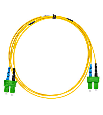 FO Patchcord Duplex SC/APC / SC/APC, 9/125µm OS2, LS0H-3
žuti, 2.0m