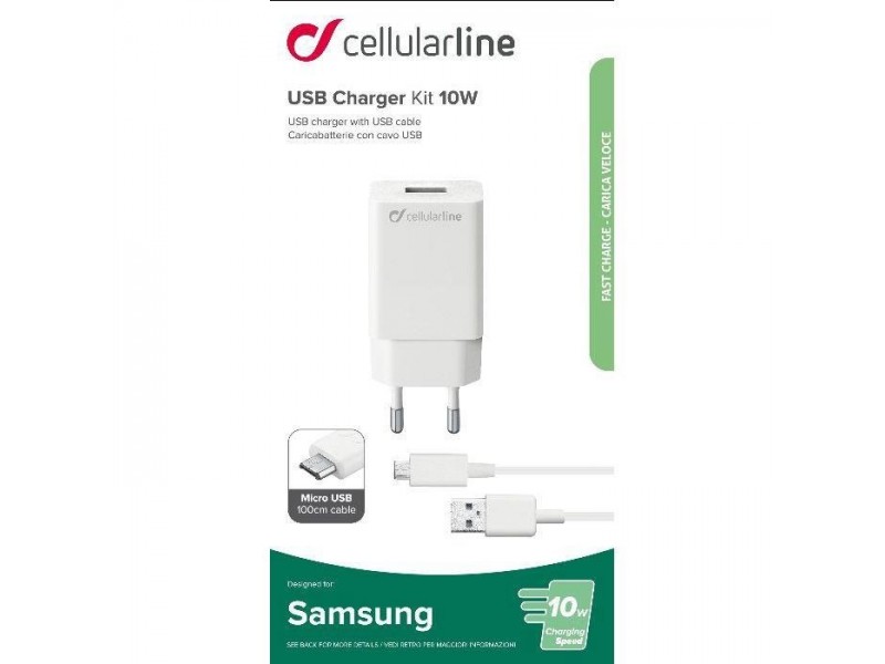 Cellularline USB punjac 10W, 15W