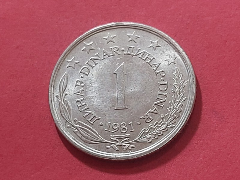 SFRJ - 1 dinar 1981 god