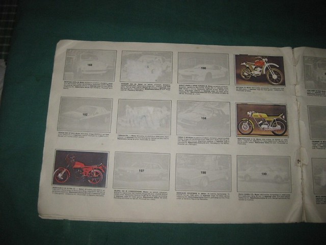 Automobili i motocikli 1982. sličica broj 191