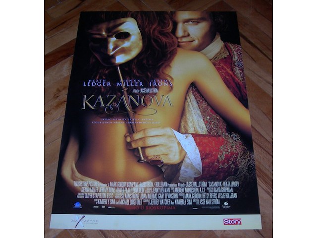 Kazanova (Heath Ledger) - filmski plakat