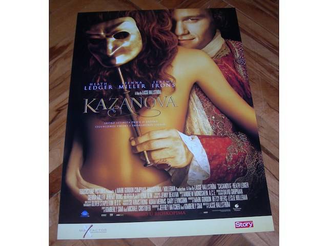 Kazanova (Heath Ledger) - filmski plakat