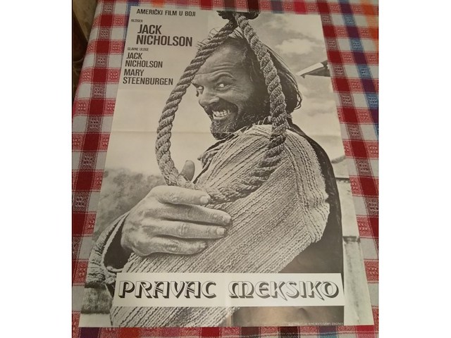 plakat PRAVAC MEKSIKO (Jack Nicholson)