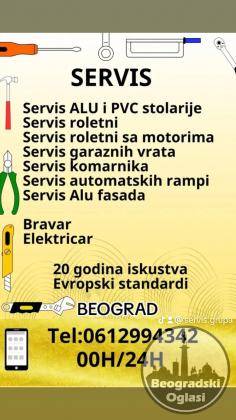 Servis Alu,Pvc stolarije i roletni