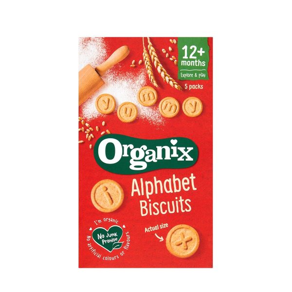 Organix 12m+ organski alfabet keksići 25g