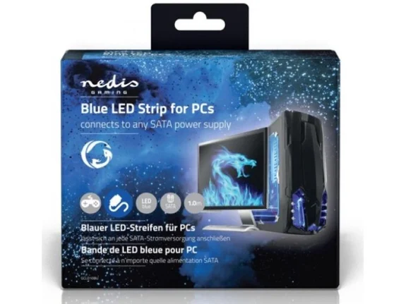 Nedis LED traka, SATA konektor 100cm GCLD10BU