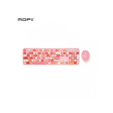 MOFII WL sweet retro set tastatura i miš u PINK boji