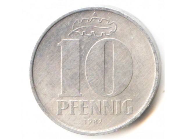 Nemacka DDR 10 pfennig 1982 A aUNC