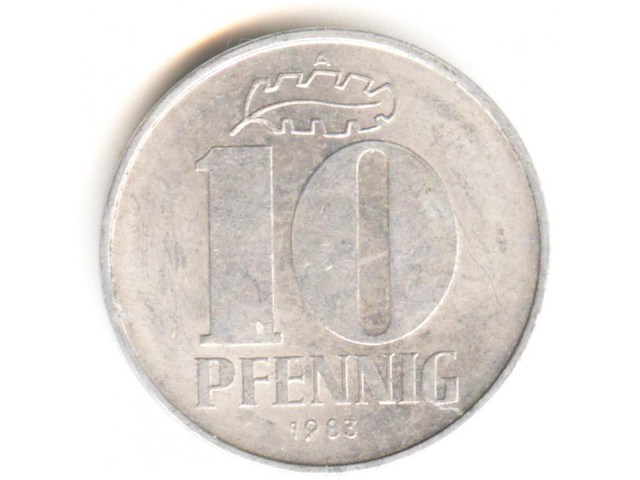 Nemacka DDR 10 pfennig 1983 A  aUNC