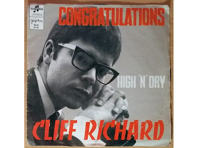 SP CLIFF RICHARD - Congratulations (1968) 7. press, VG