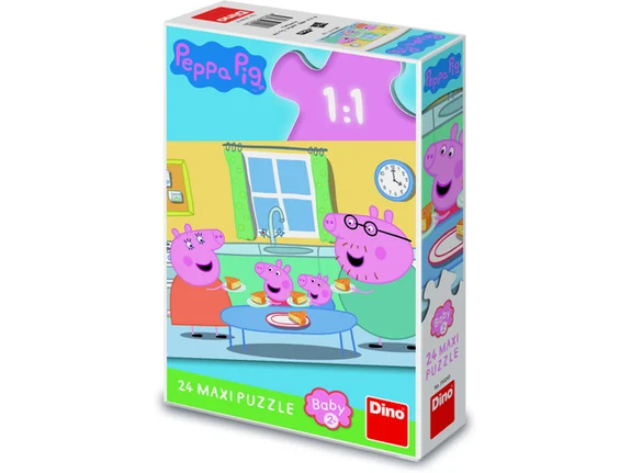 Dino Puzzle Peppa Pig ručak Maxi 24kom